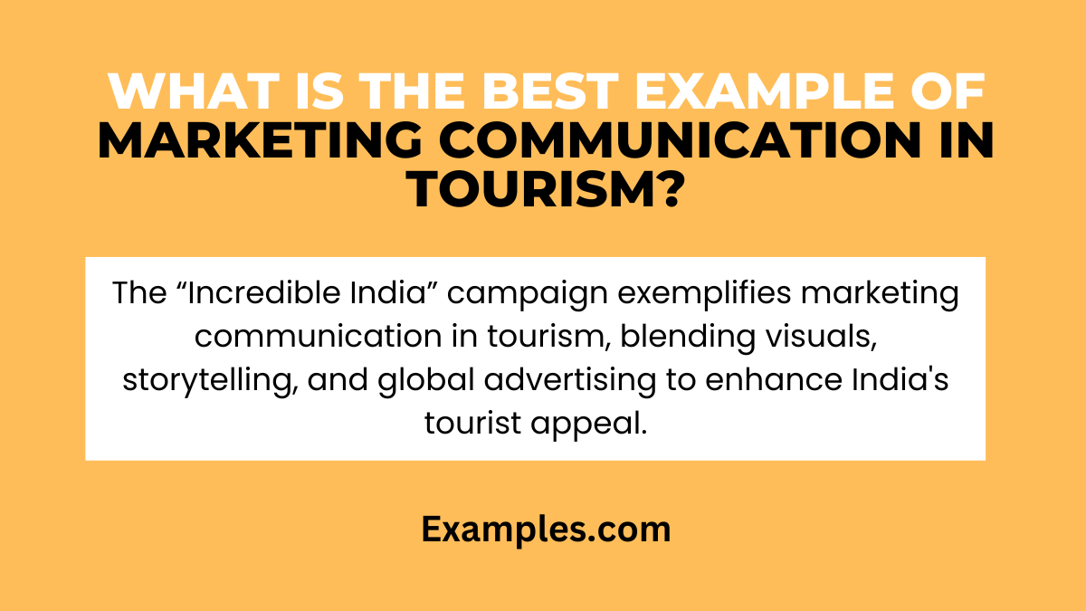 Marketing Communication in Tourism - 14+ Examples