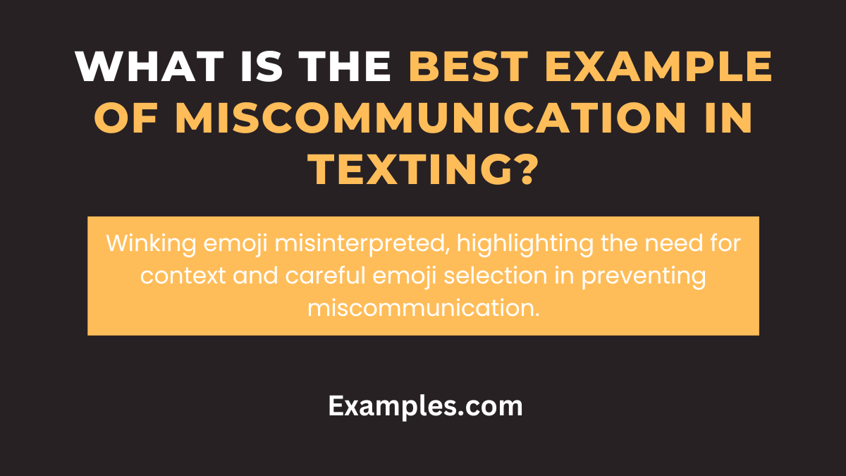 Miscommunication in Texting: Examples, Pdf