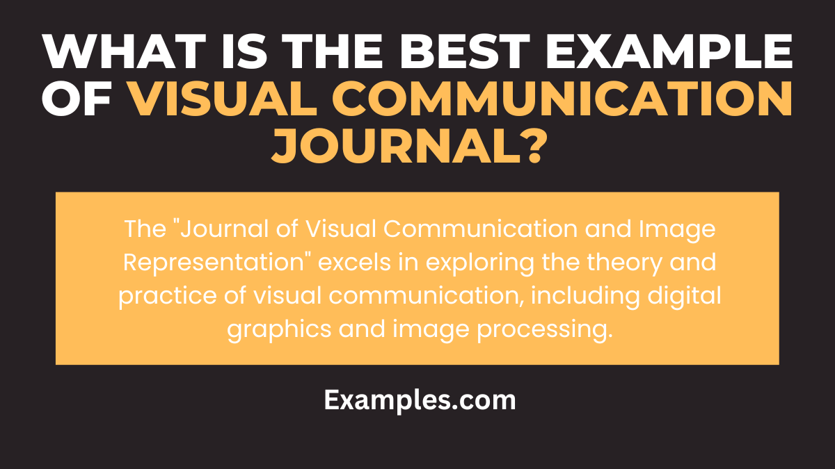 Visual Communication Journal - 19+ Examples