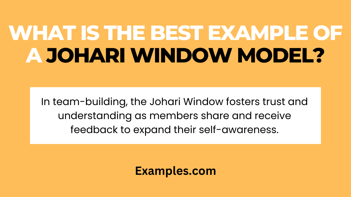 Johari Window Model - 19+ Examples