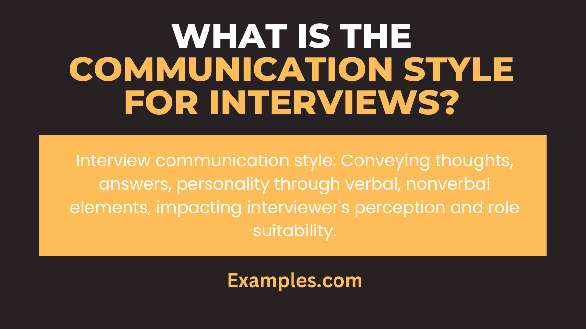 Communication Style for Interview - 19+ Examples, How to Answer