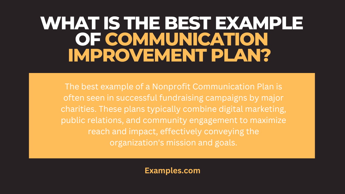Communication Improvement Plan - 19+ Examples, How to Improve