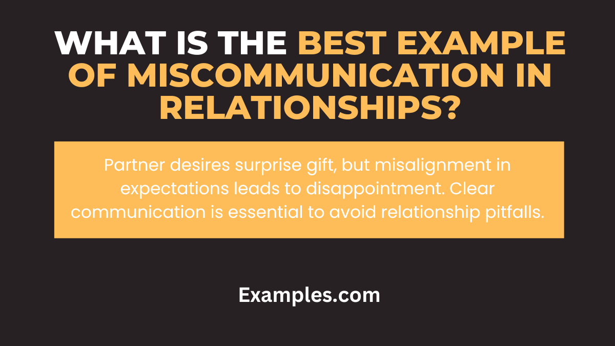 Miscommunication in Relationships - 29+ Examples