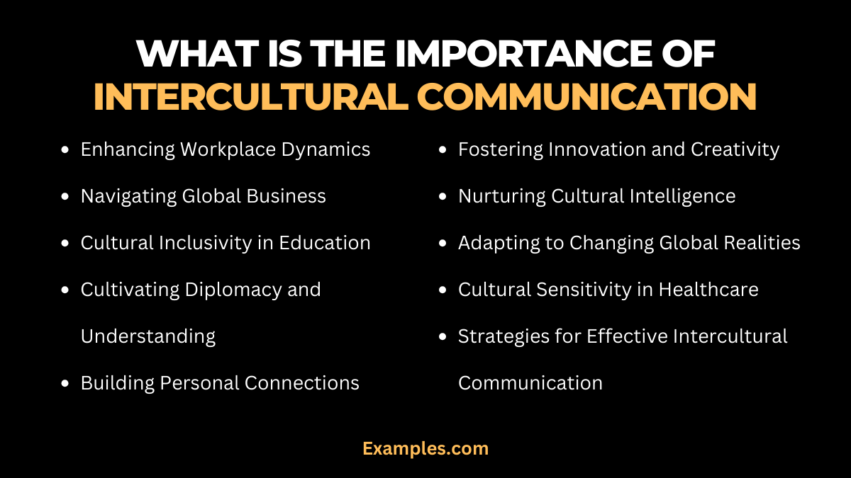 Importance of Intercultural Communication - Examples