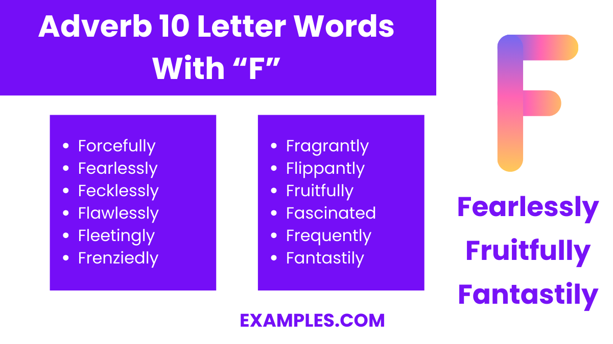 450+ 10 Letter Words With F, Meaning, PDF