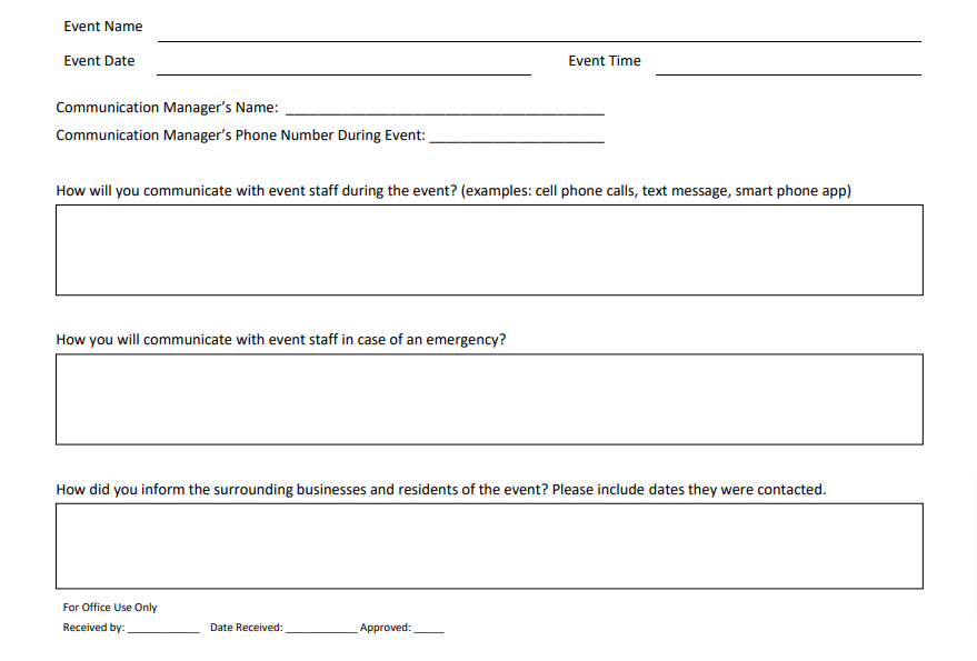 Event Communication Plan 6 Examples How To Create