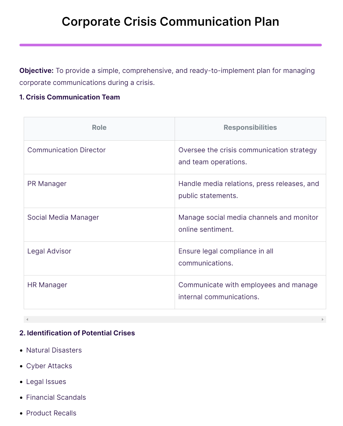 Corporate Communication Plan - 7+ Examples, How to Create