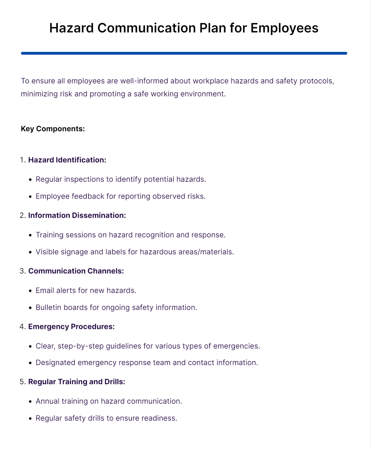 Communication Plan for Employees - 7+ Examples, How to Write