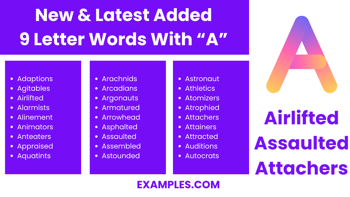 450 9 Letter Words With A Meaning PDF