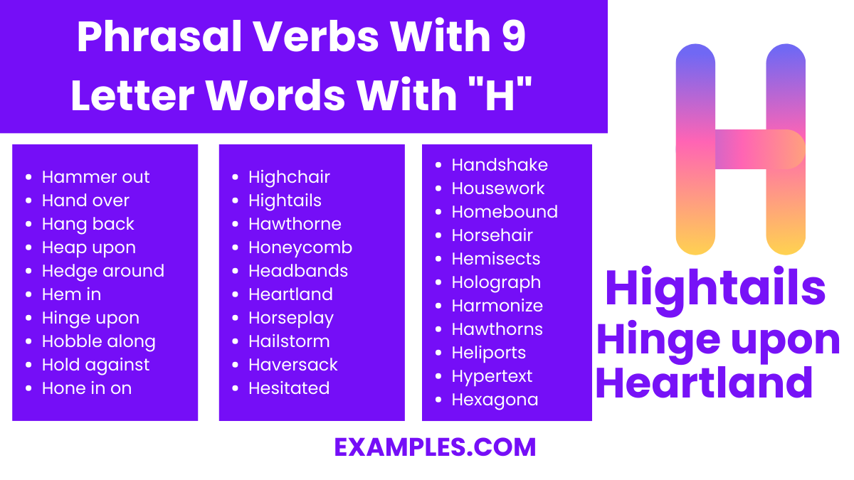 9 Letter Words With H: meaning pdf