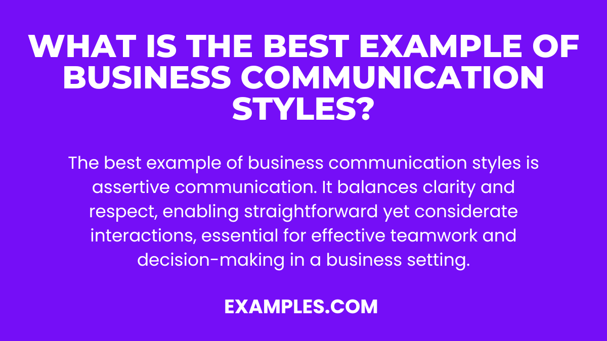 Business Communication Styles: Examples, Pdf, Types