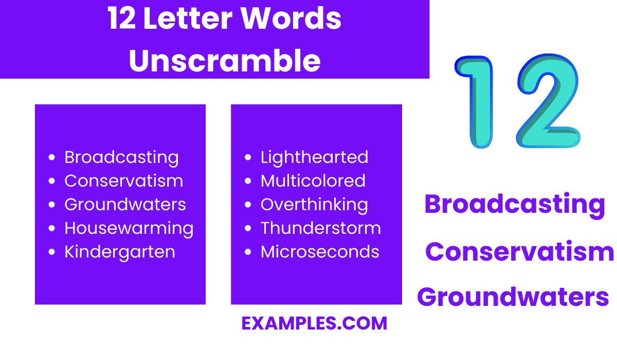 450+ 12 Letter Words: Meaning , PDF