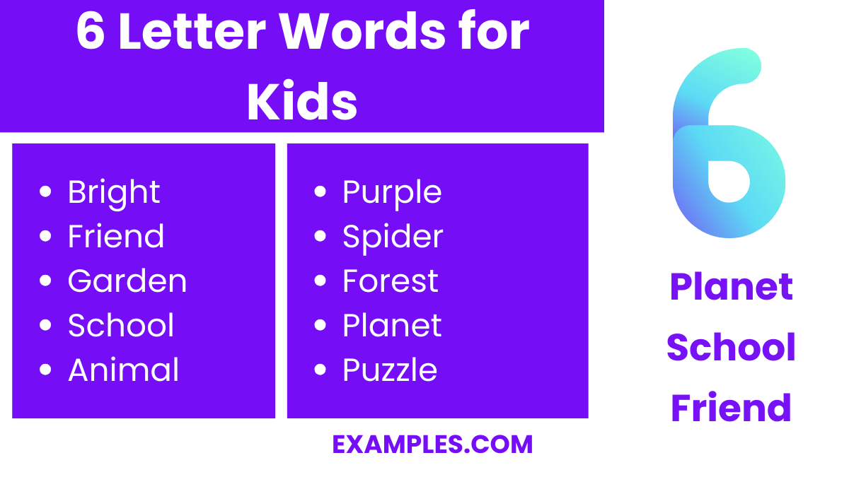 450+ 6 Letter Words, Meaning, PDF