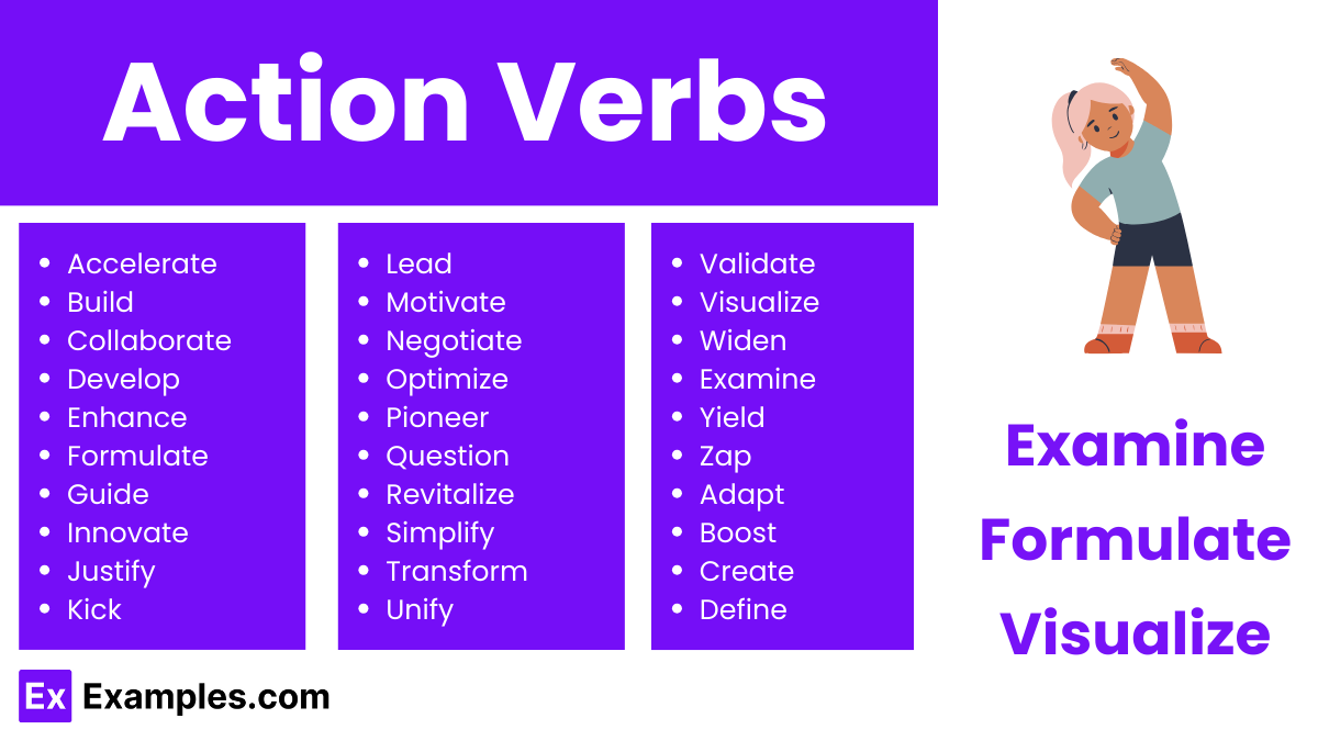 450+ Action Words, Meaning, PDF