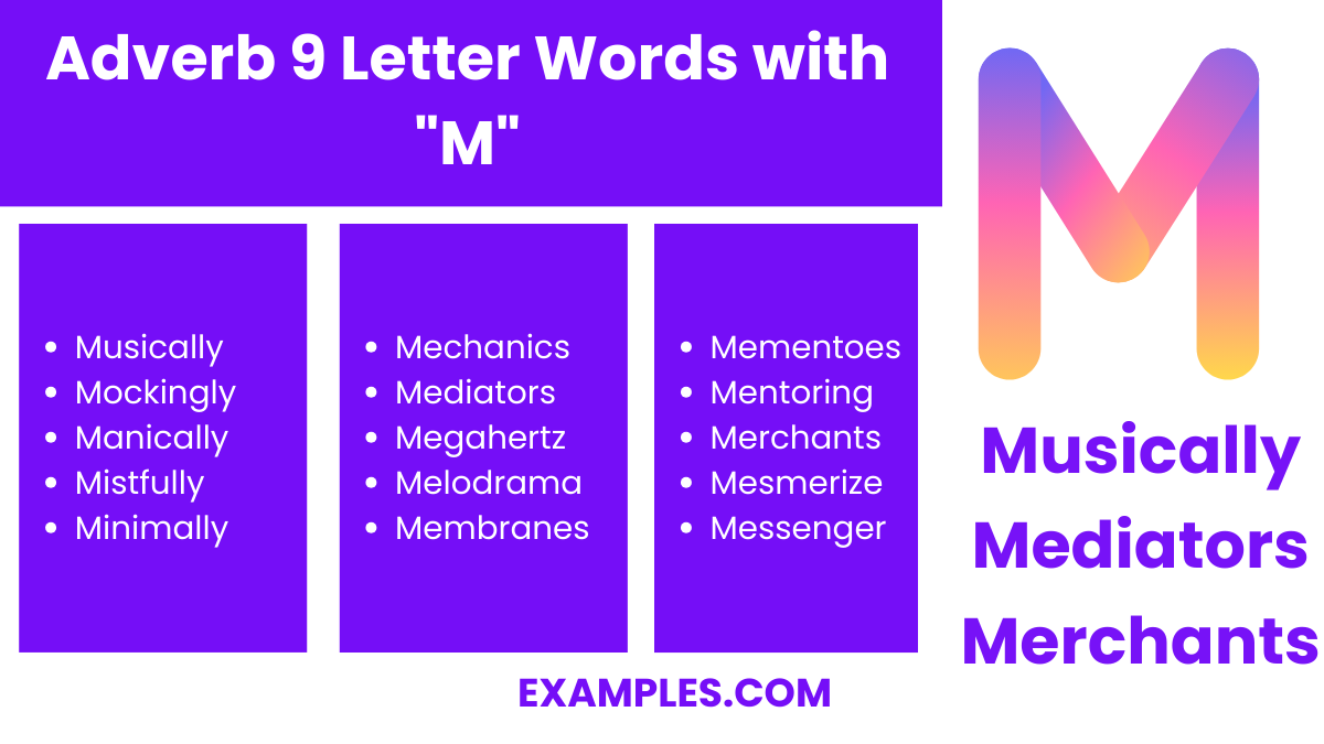 450+ 9 Letter words with M, Meaning, PDF