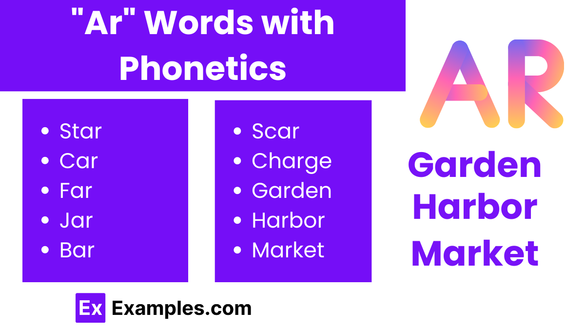 450+ AR Words, Meaning, PDF