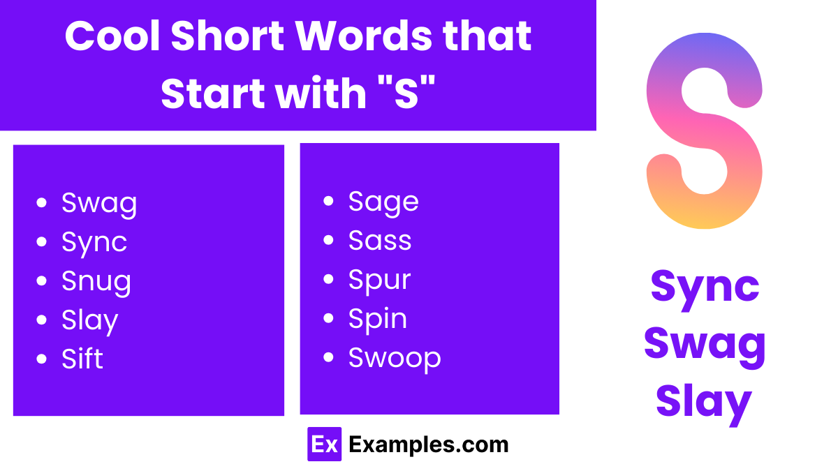 450+ S Short & Long Words: Meaning , PDF