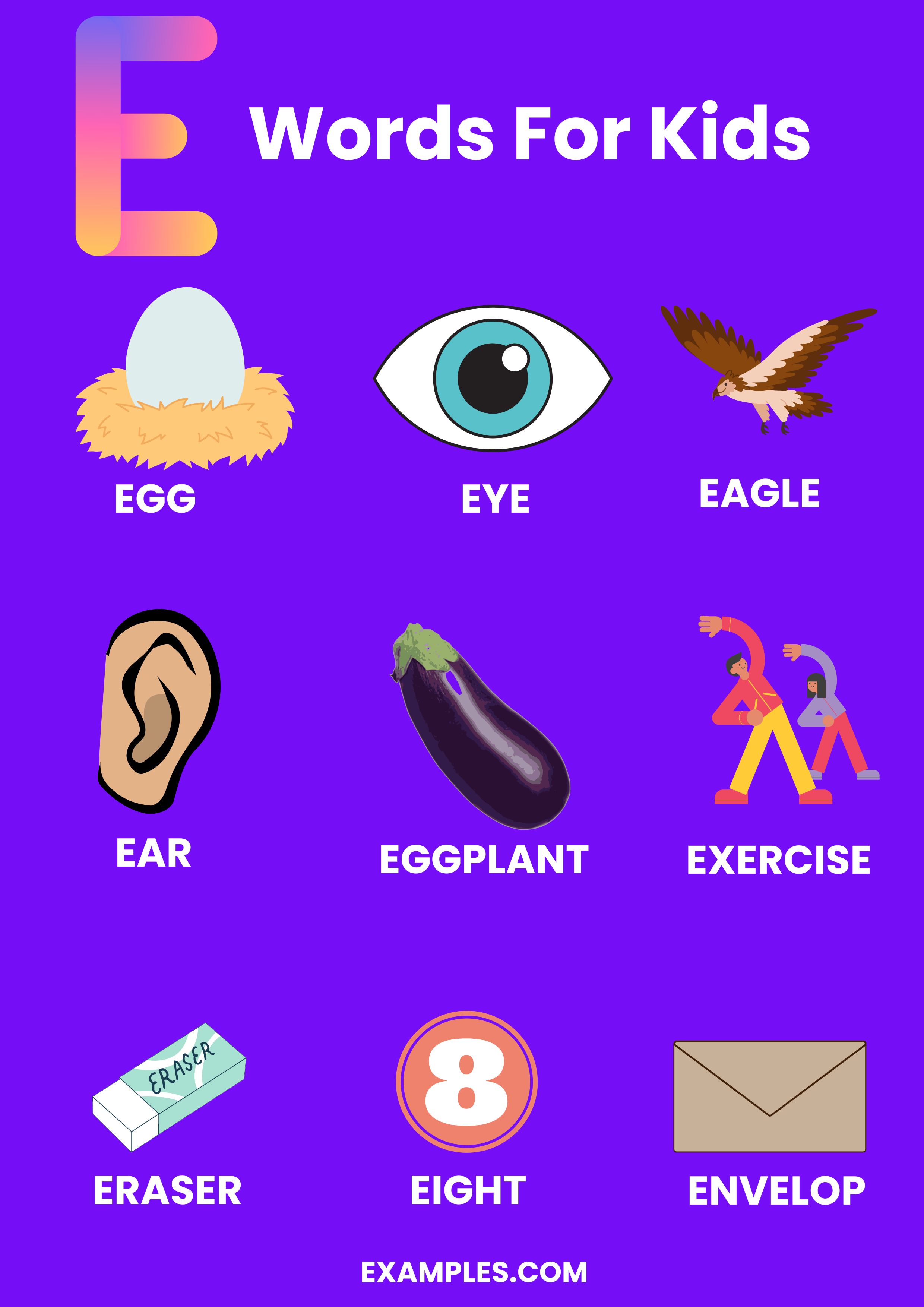 450 E Words List Meaning PDF 450 E Words List Meaning PDF