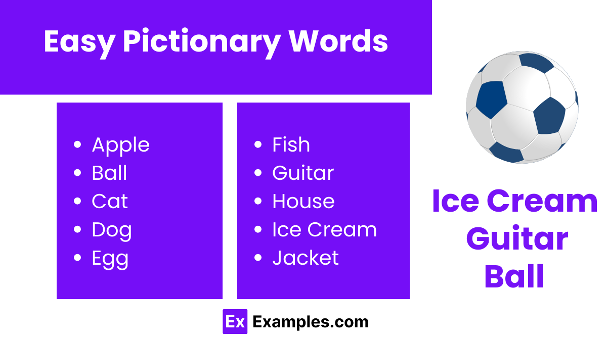 450+ Pictionary Words, Meaning, PDF