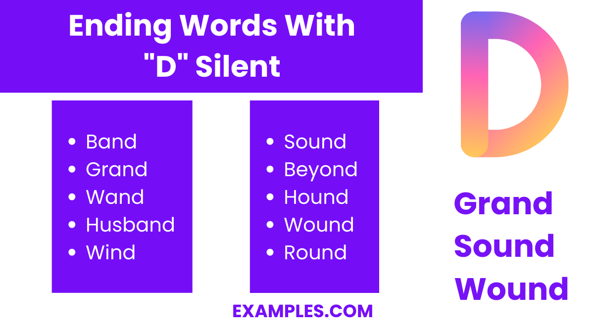 450+ D Silent Words: Meaning , PDF