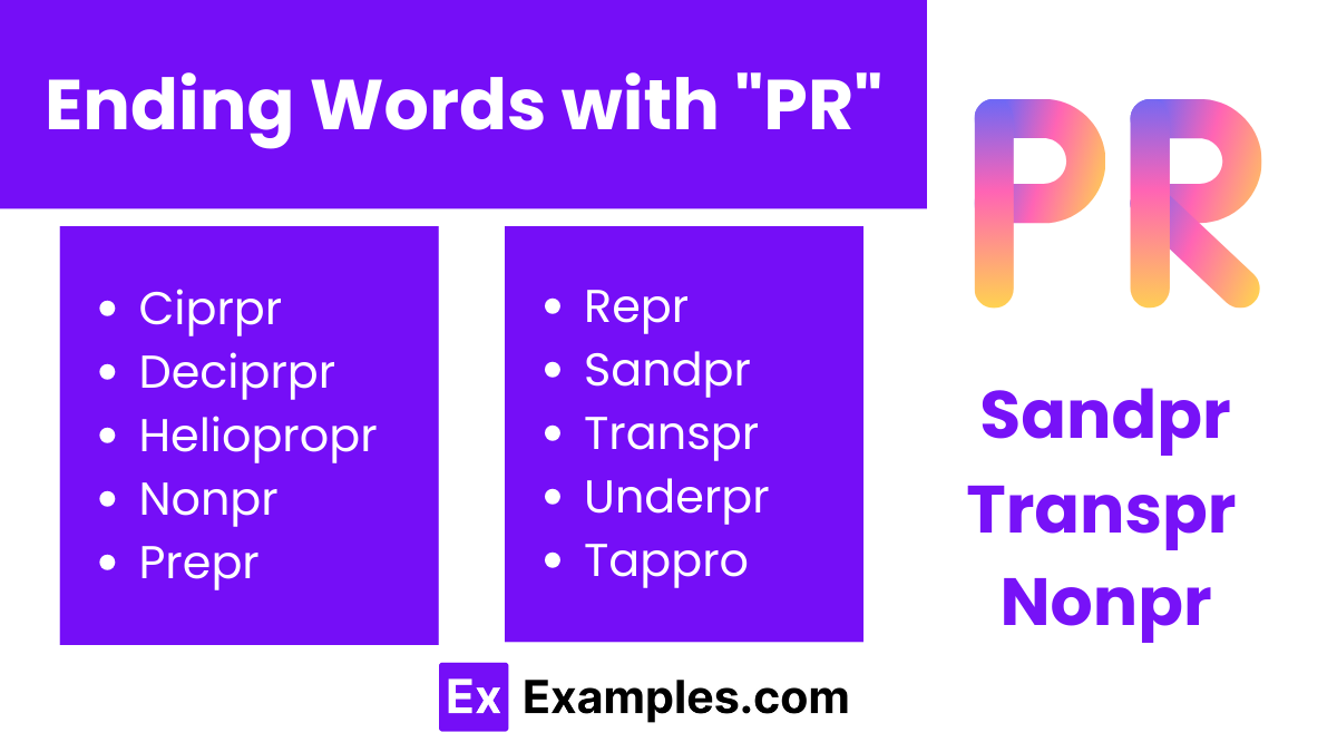 450+ PR Words, Meaning, PDF