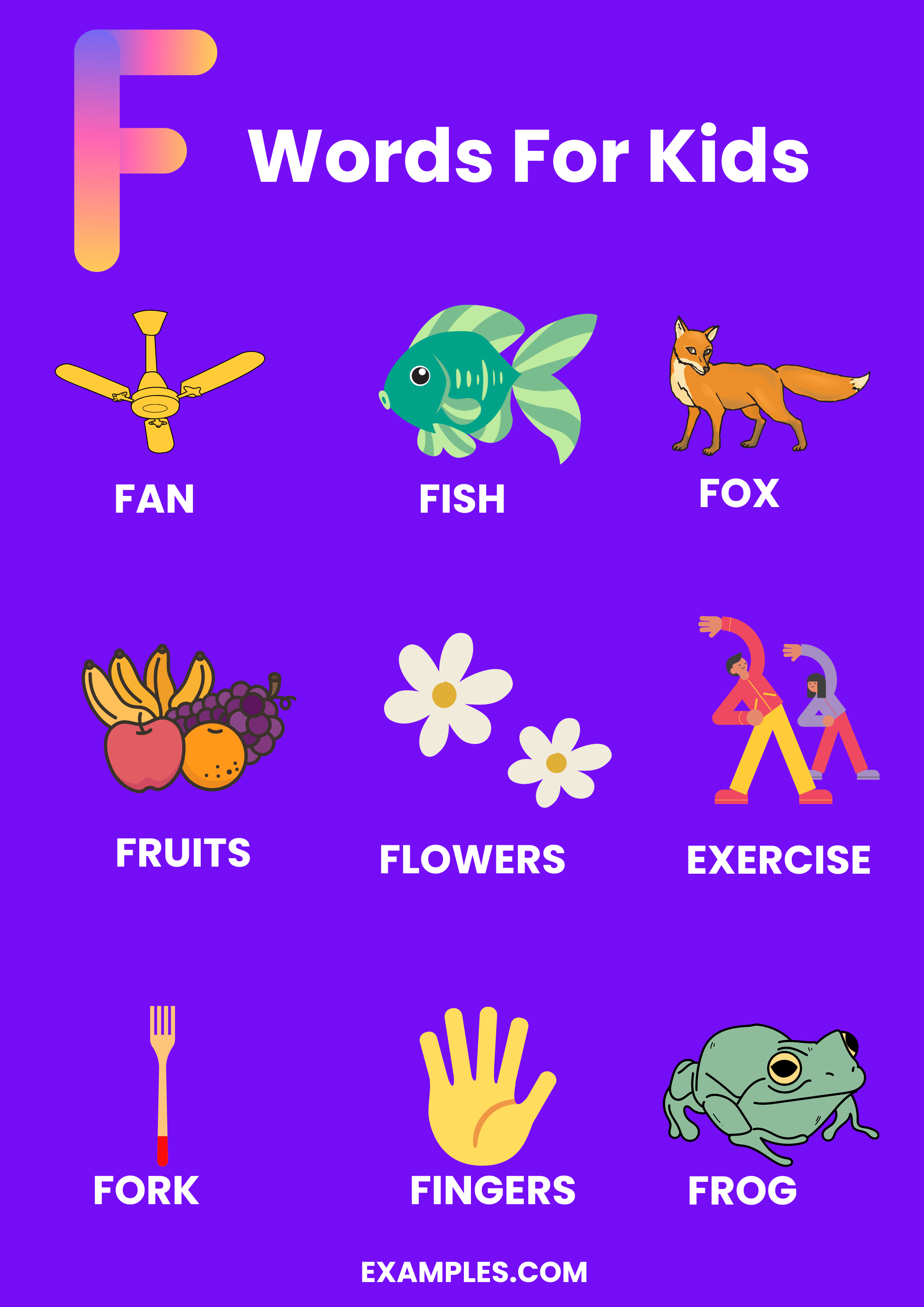 F Words For Kids Letter F Words 3 Free Activities Online For Kids In F Words For Kids Letter F Words 3 Free Activities Online For Kids In