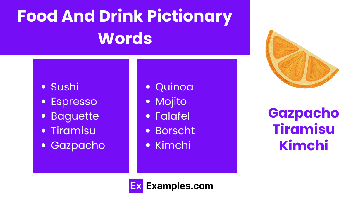 450+ Pictionary Words, Meaning, PDF