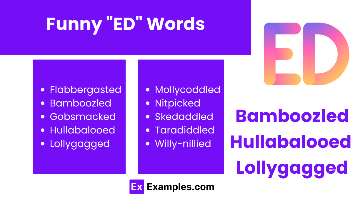 450+ Ed Words: Meaning , PDF