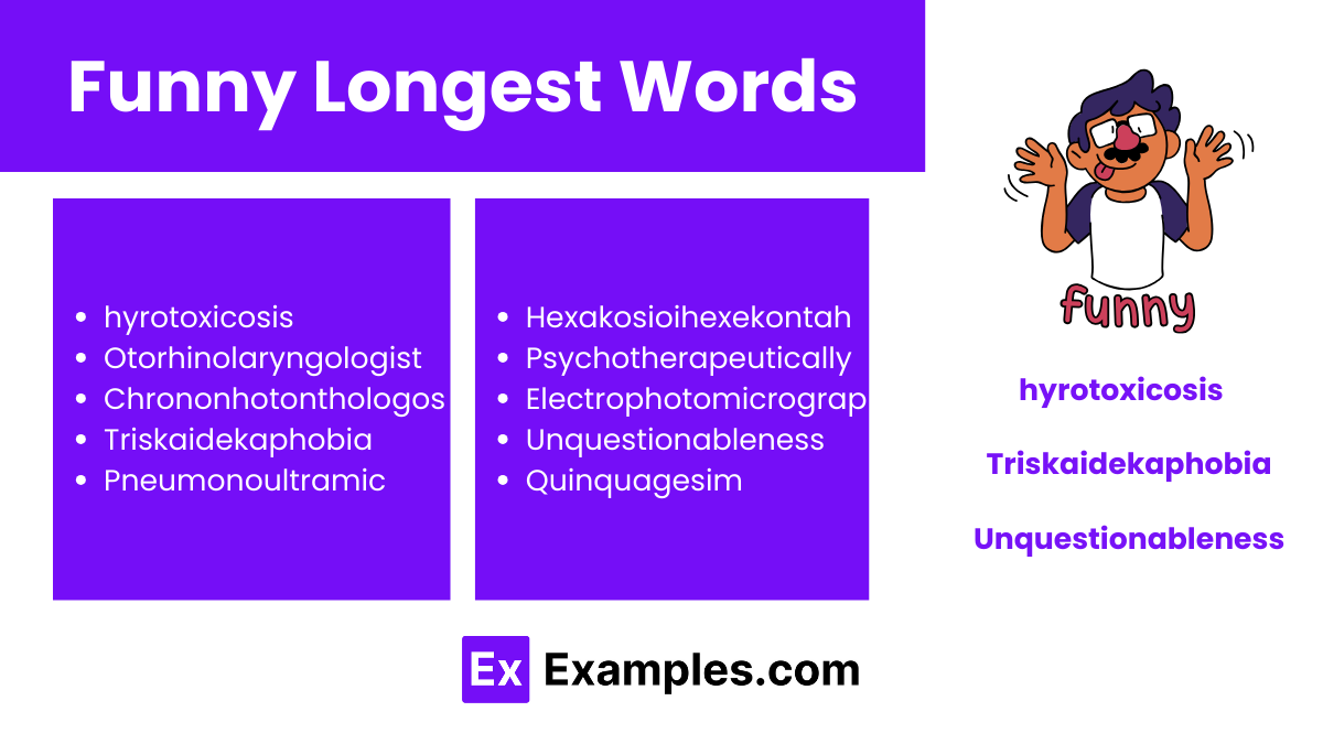 450+ Longest Words, Meaning, PDF