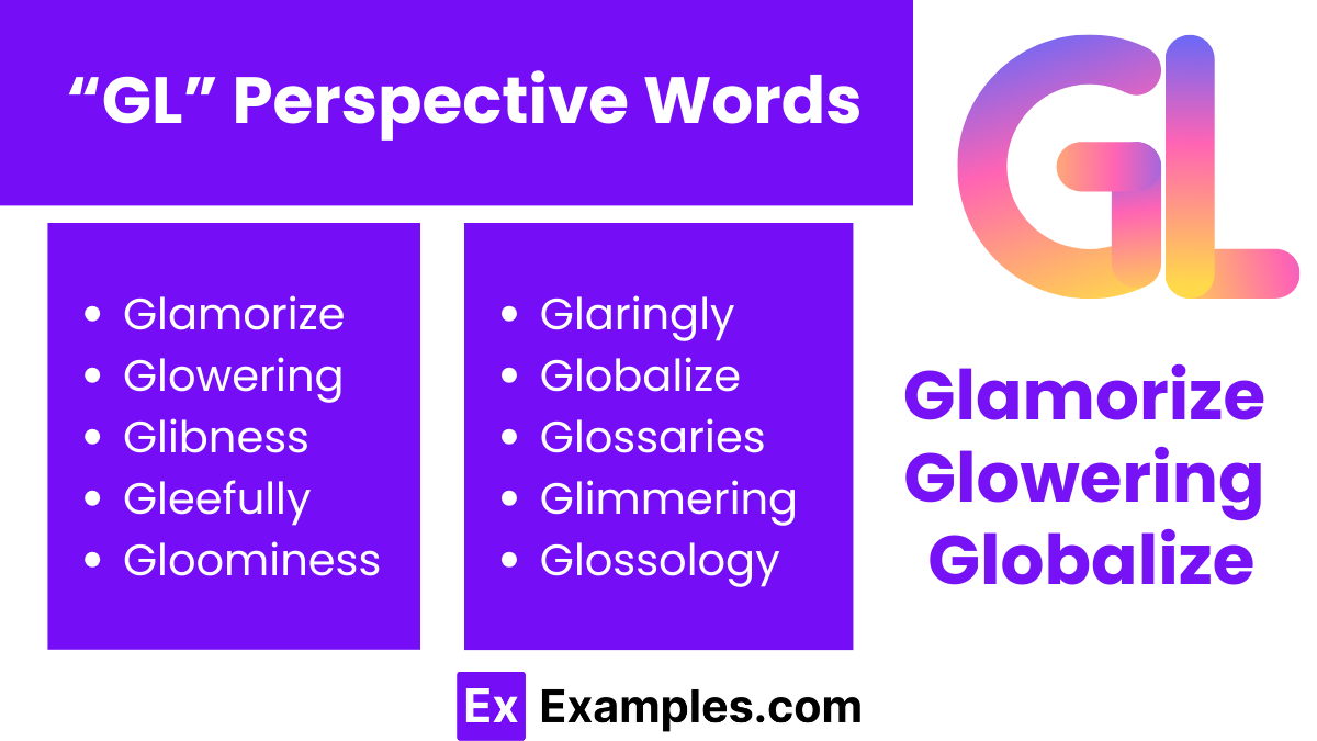 450+ GL Words, Meanings, PDF