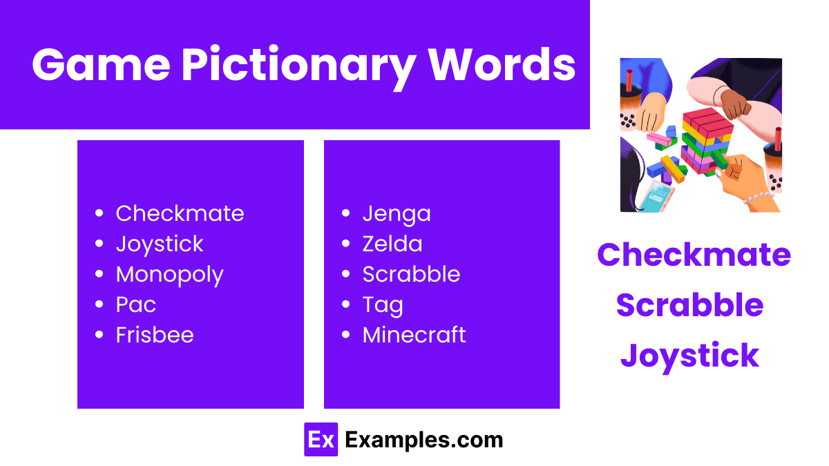 450+ Pictionary Words, Meaning, PDF