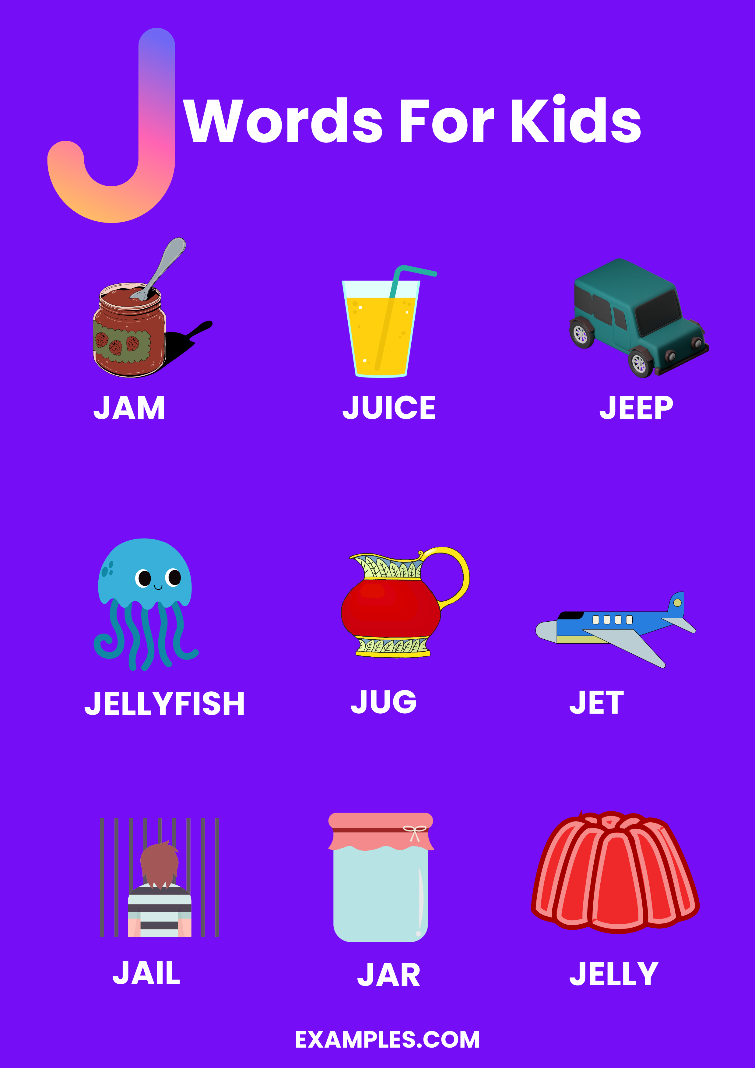 Letter J Examples