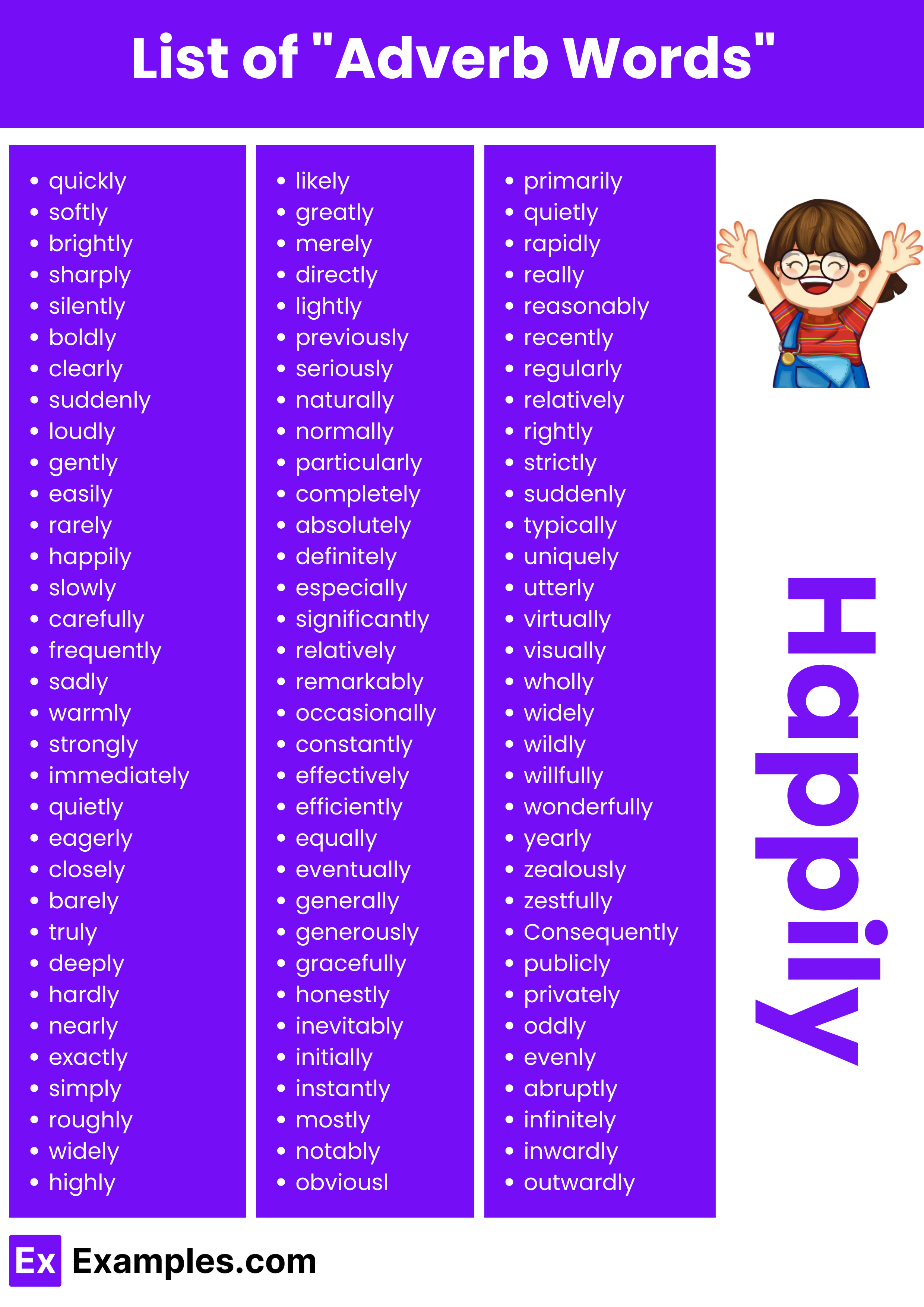 450+ Adverb Words: Meaning , PDF