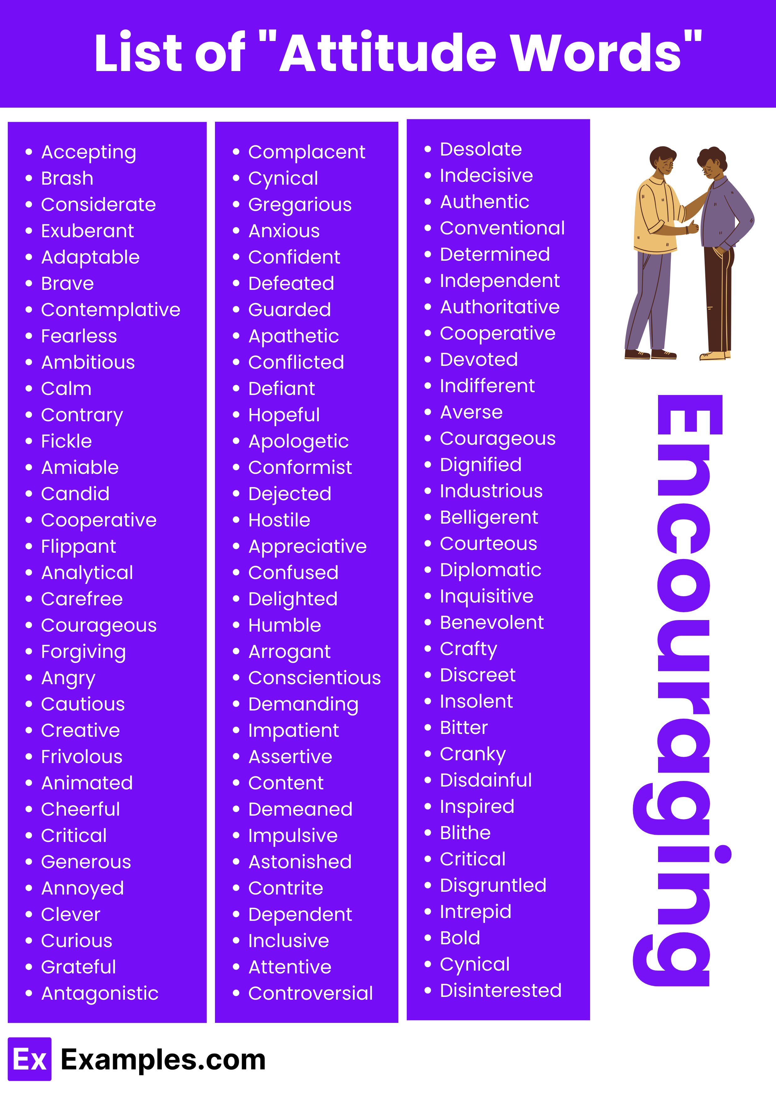 450+ Attitude Words: Meaning , PDF