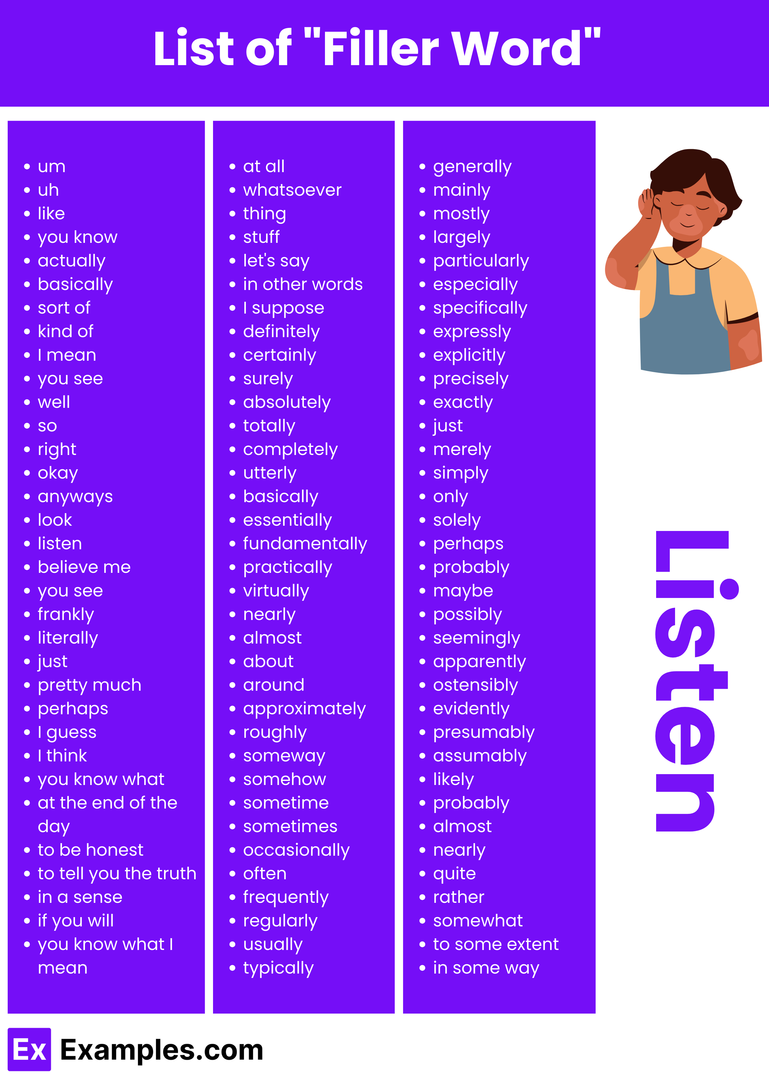 450+ Filler Words: Meaning , PDF