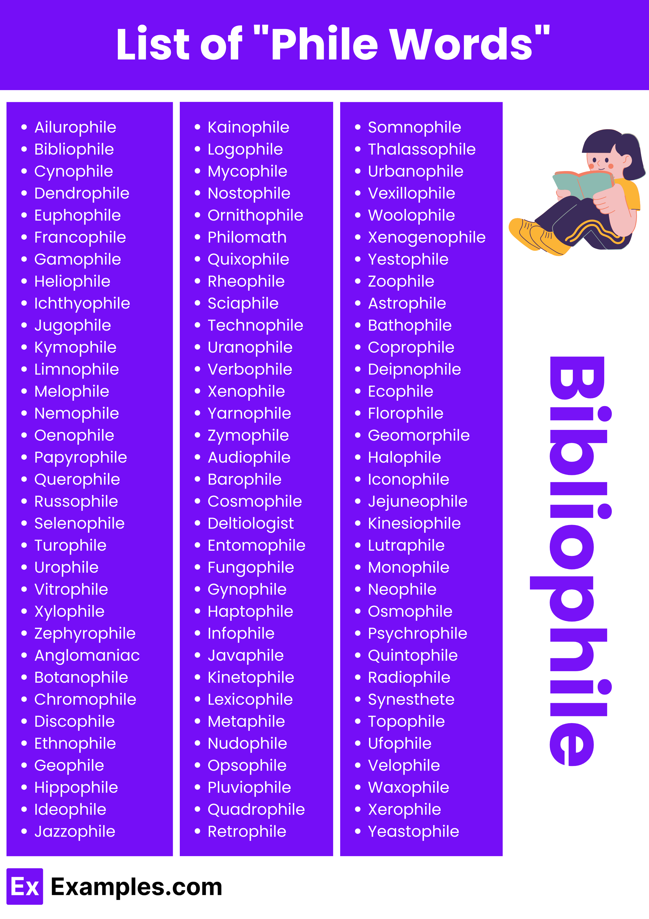 450+ Phile Words: Meaning , PDF