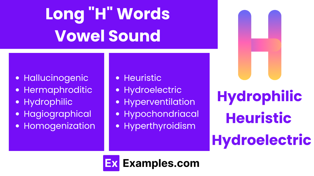 450+ H short & Long Words, Meanings, PDF