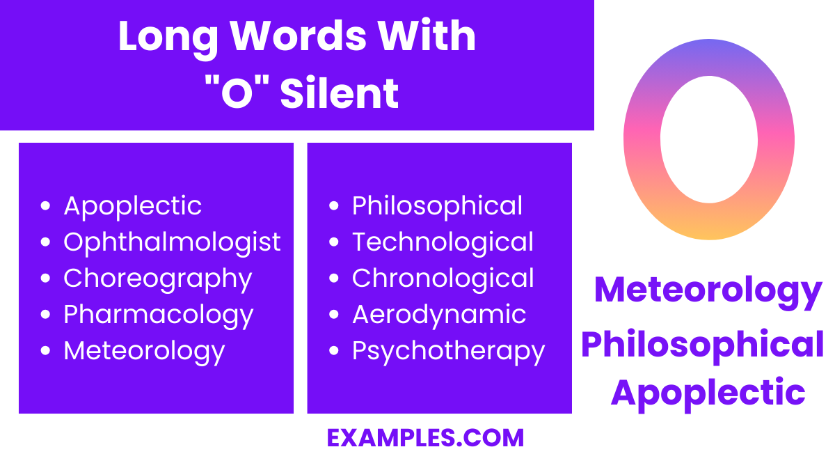 O Silent Words: 450+ List, Meaning, PDF