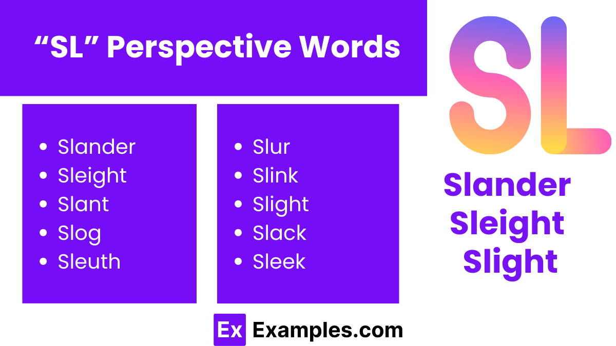 450+ SL Words, Meanings, PDF