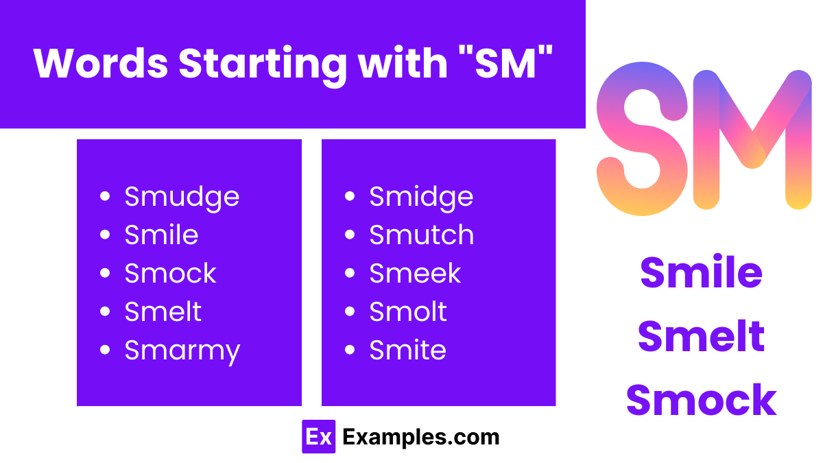 450+ SM Words: Meaning , PDF