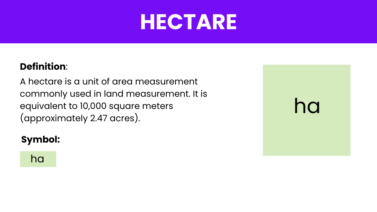 Hectare Definition Tools Calculation Conversion Chart Uses Hectare Definition Tools Calculation Conversion Chart Uses