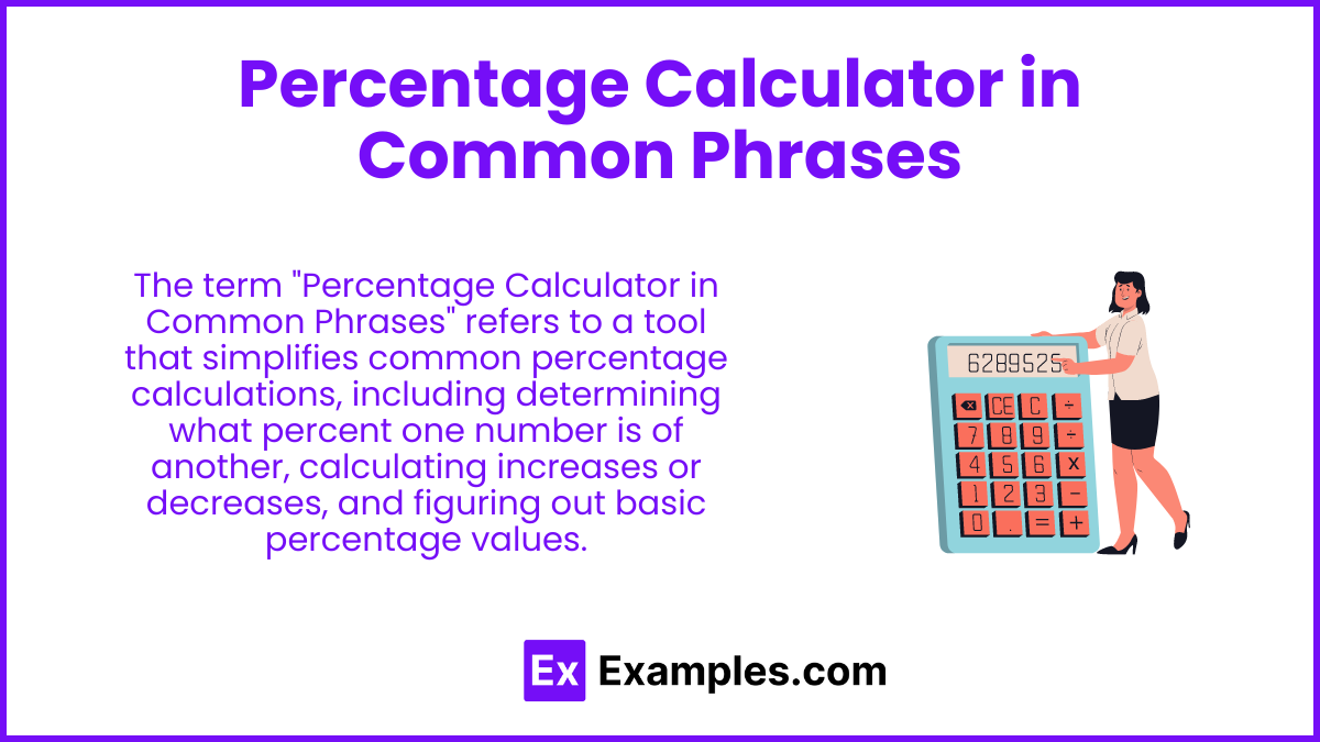 Percentage Calculator in Common Phrases