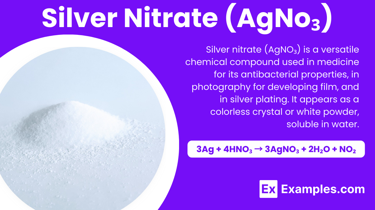 Silver Nitrate (AgNO₃) - Definition, Structure, Preparation, Uses ...
