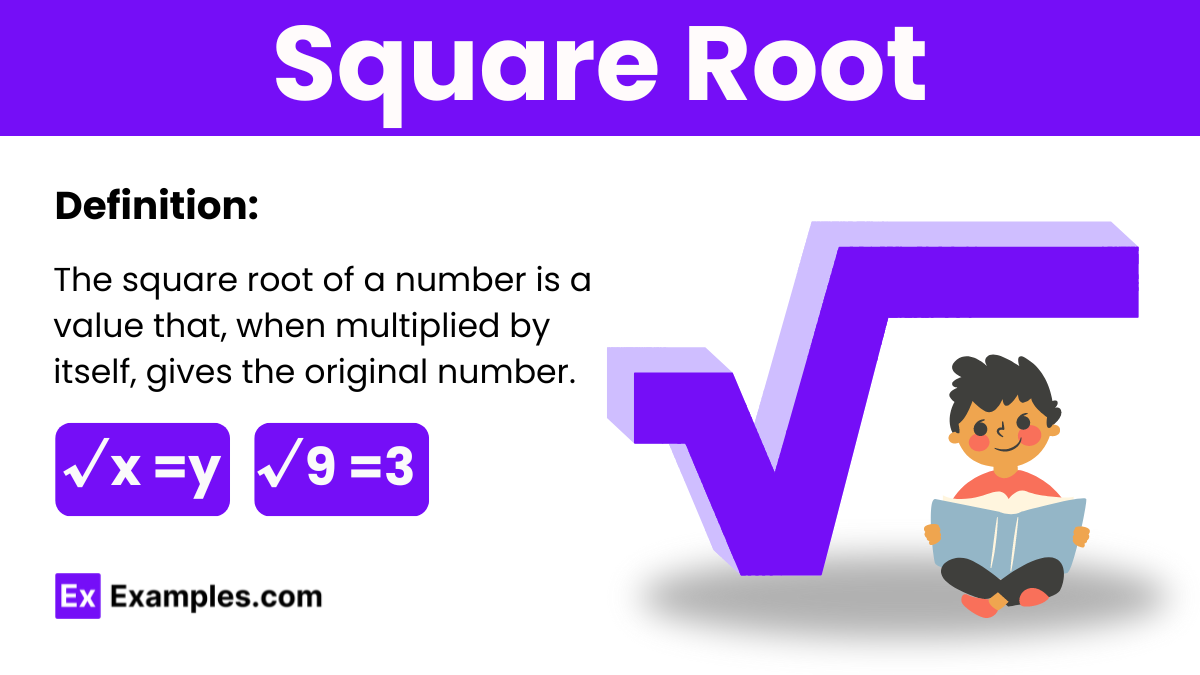Square Root Definition Formula How To Find Properties
