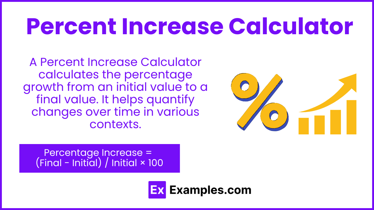 Percent Increase Calculator Percent Increase Calculator