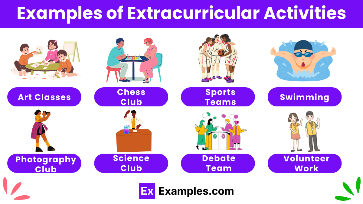 40 Extracurricular Activities Examples