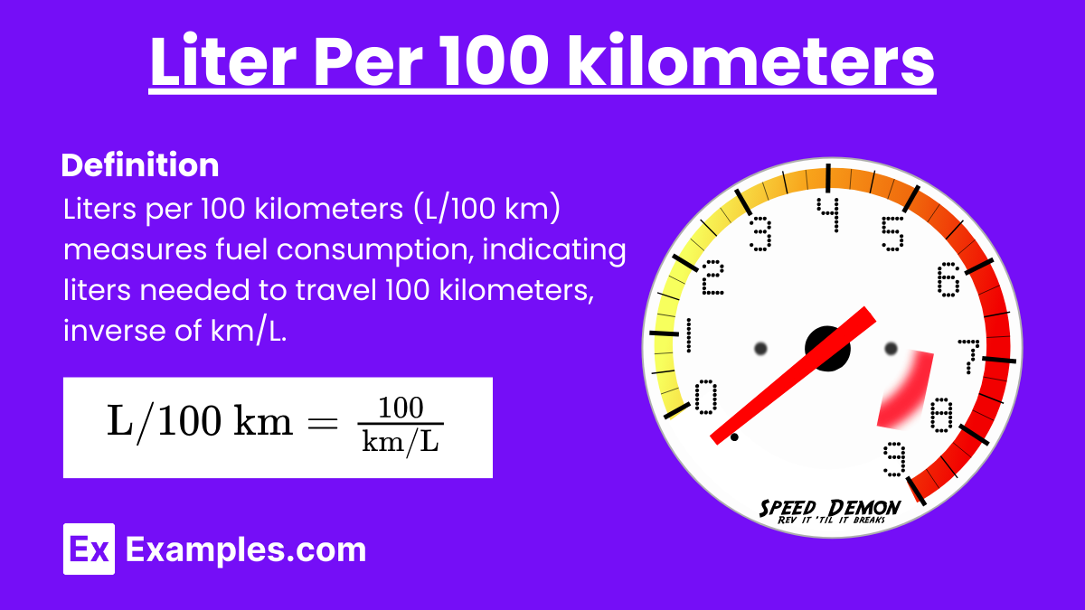 Kilometer Per Liter 18 Examples Types Formula Conversion Tips