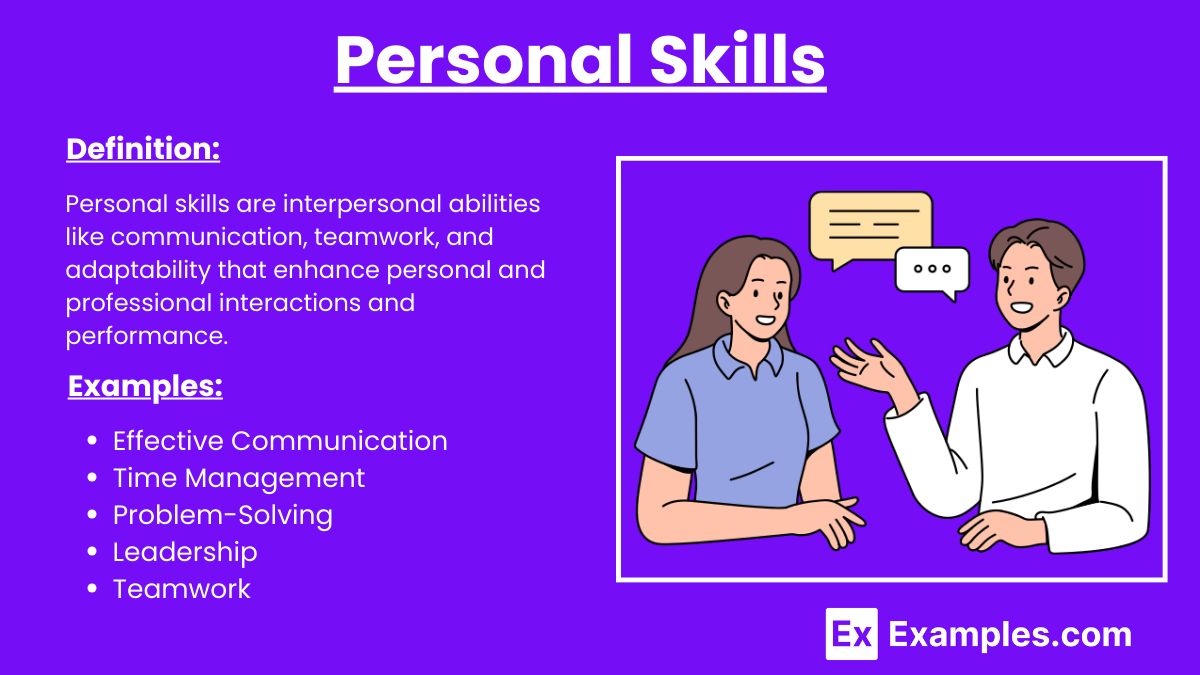 20 Personal Skills Examples 20 Personal Skills Examples