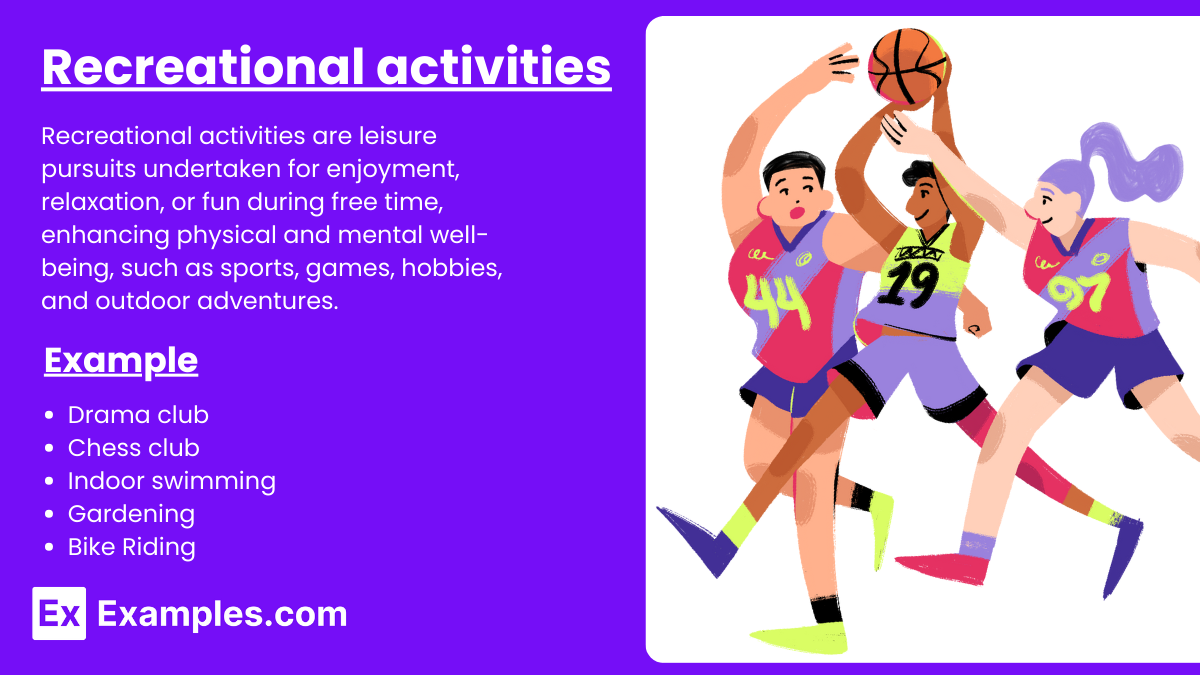 Leisure Activities Meaning
