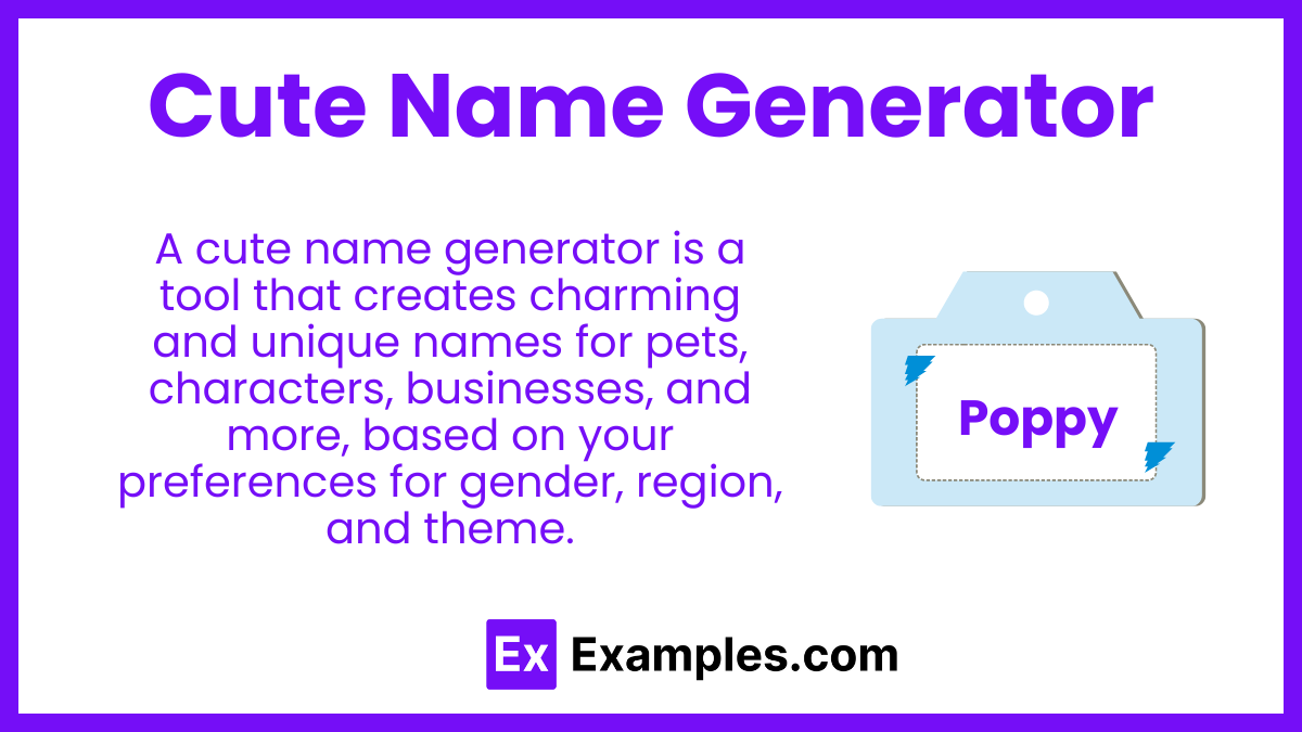 Cute Name Generator